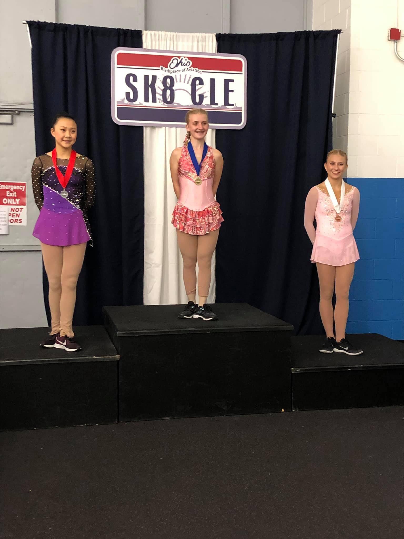 Alison Yan in 2nd at Skate Cleveland! – Columbus Figure Skating Club